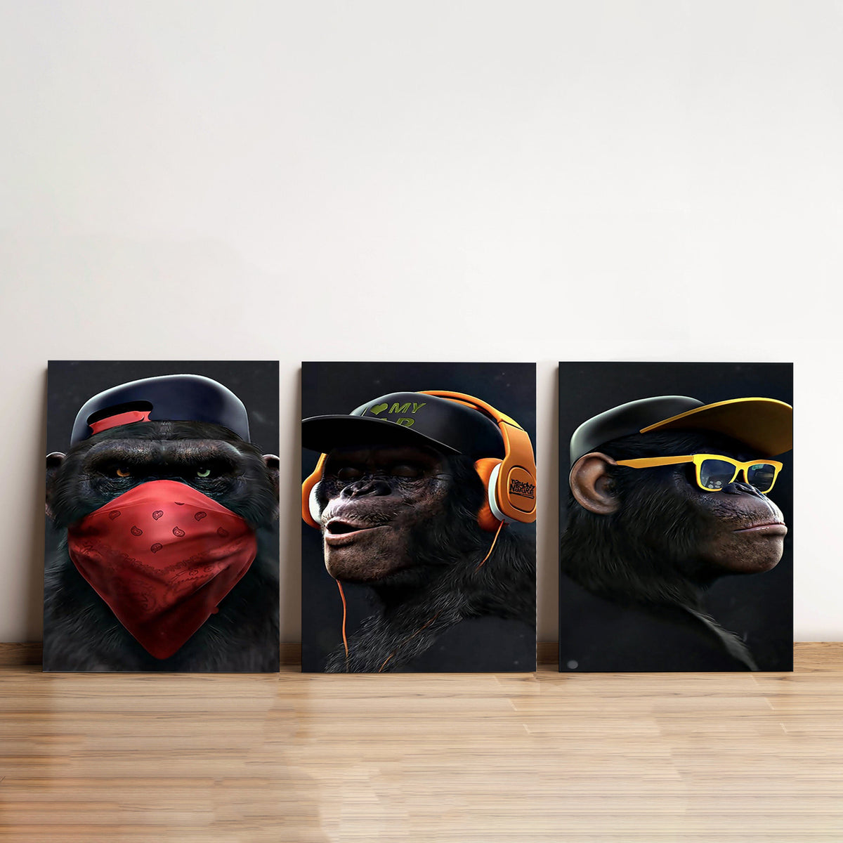 Monkey Swag - Minimalist Canvas Wall Art Painting Prints & Artwork on ...