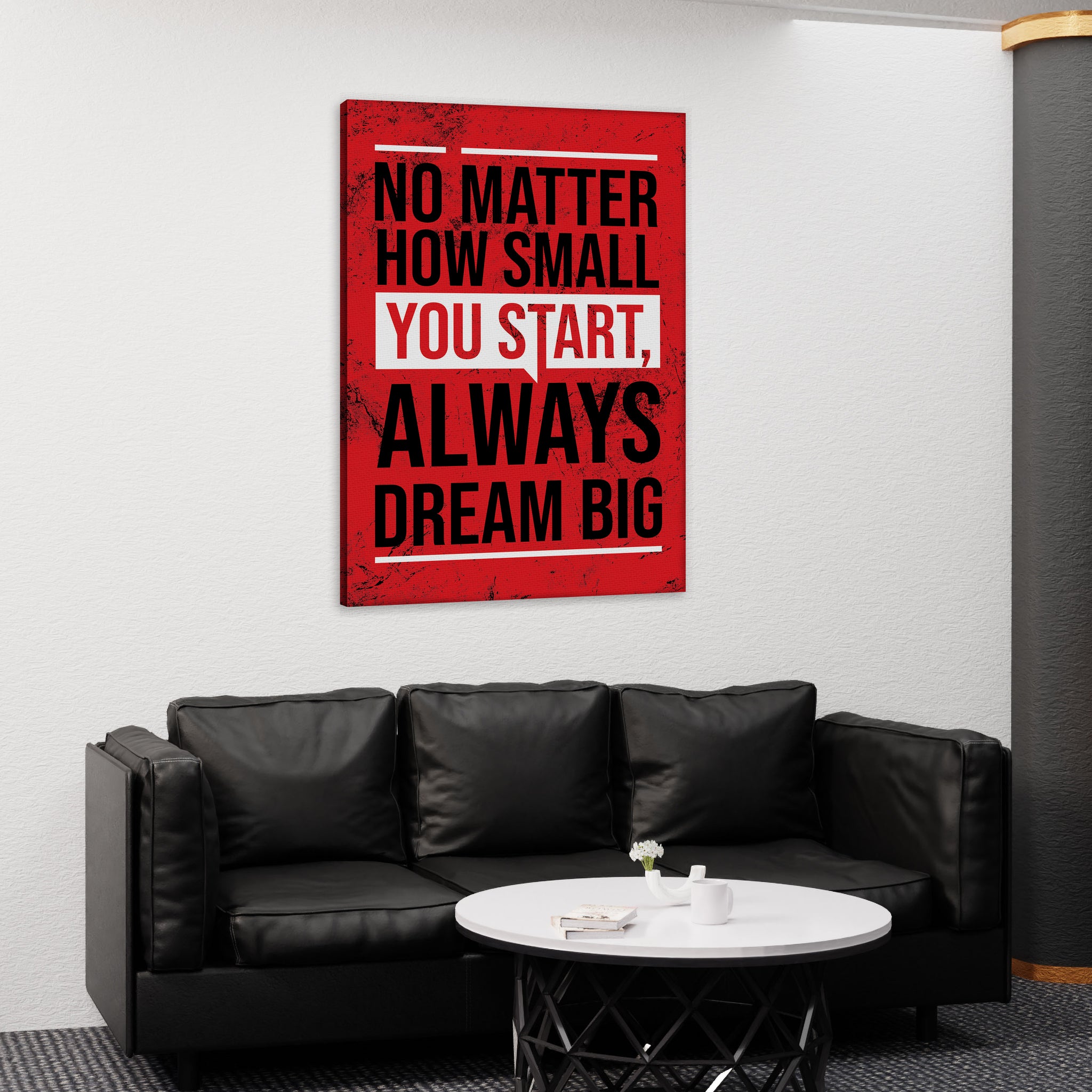 You Start - Motivational & Inspirational Quotes Canvas Wall Art ...